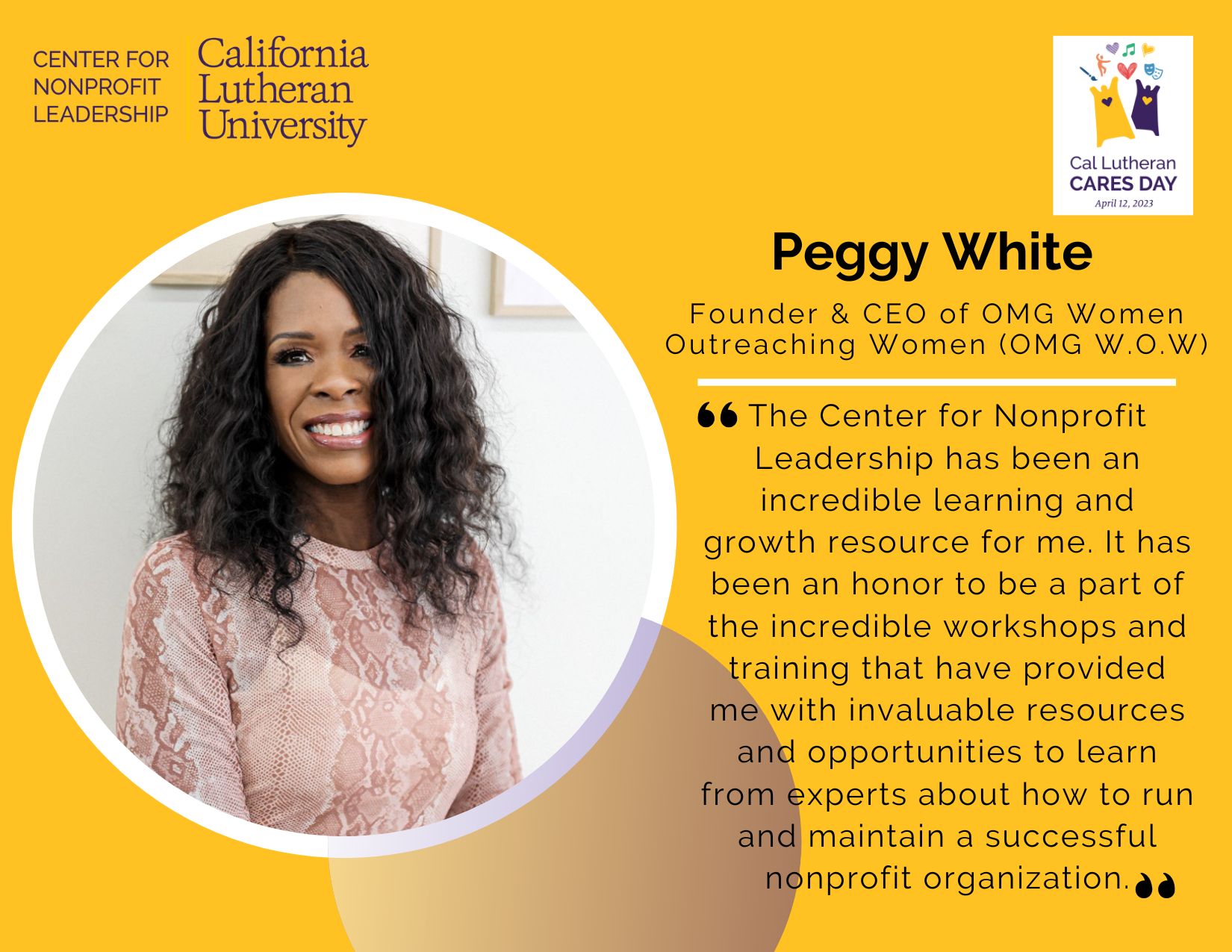Peggy White – The Center for Nonprofit Leadership is an incredible ...