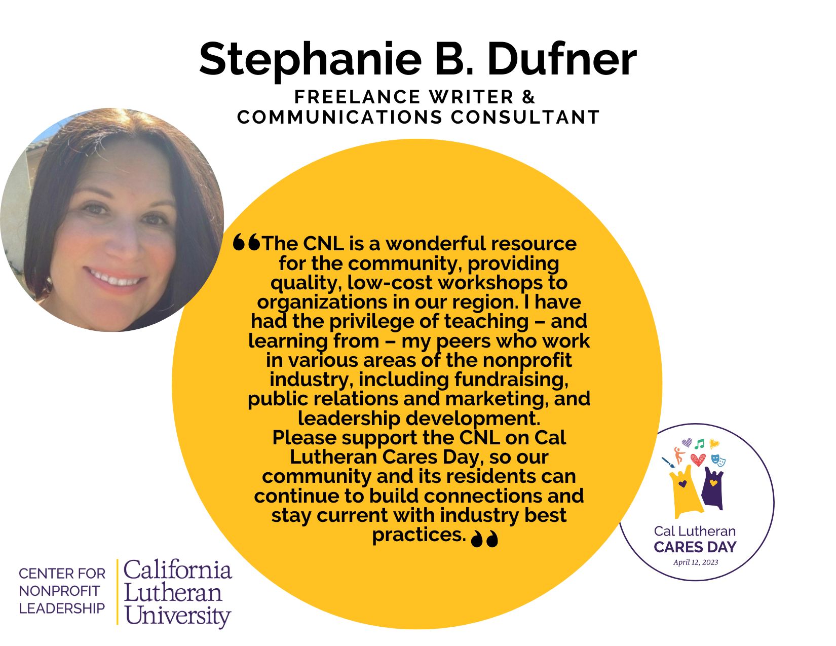 Stephanie Dufner – Build connections and stay current with best ...