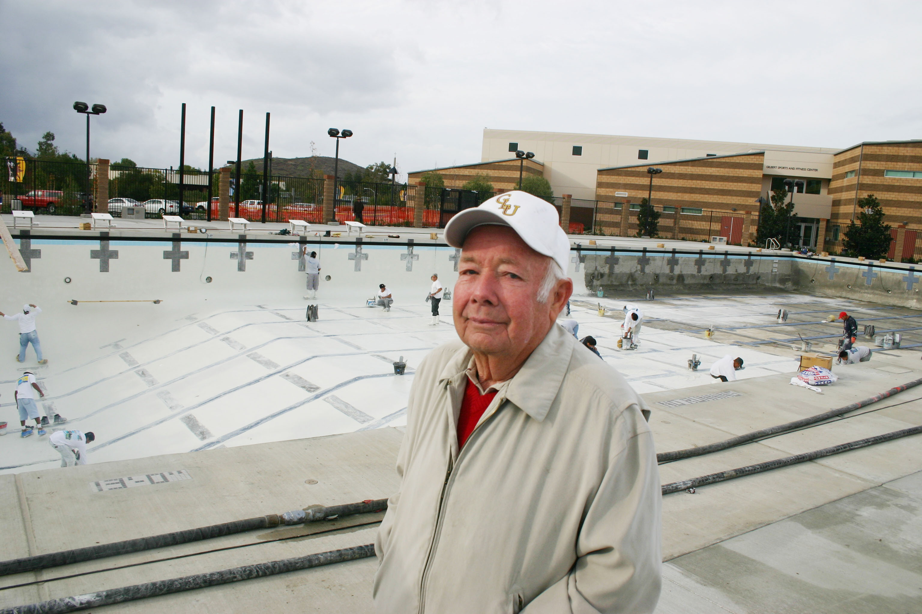 Filling new pool symbolizes CLU's dream come true | California Lutheran ...