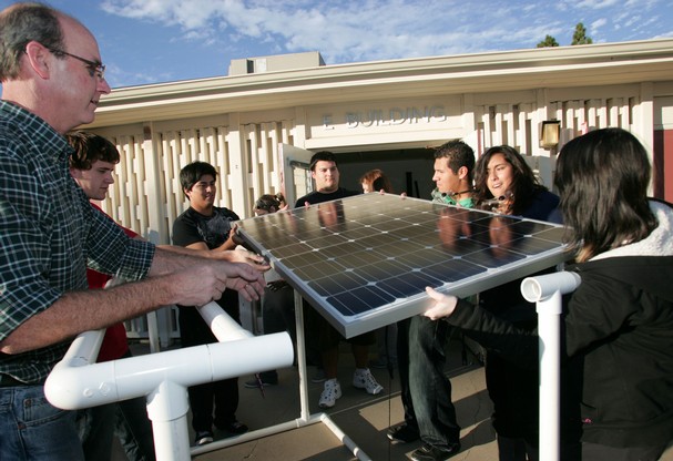 CLU students engineer solar-powered fountain | California Lutheran ...